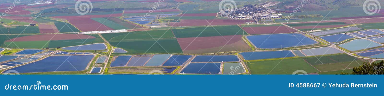 Harod Valley stock image. Image of village, panorama, farming - 4588667