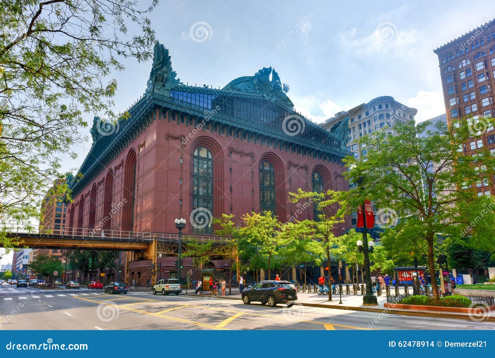 Harold Washington Library Center - Chicago Editorial Stock Image ...