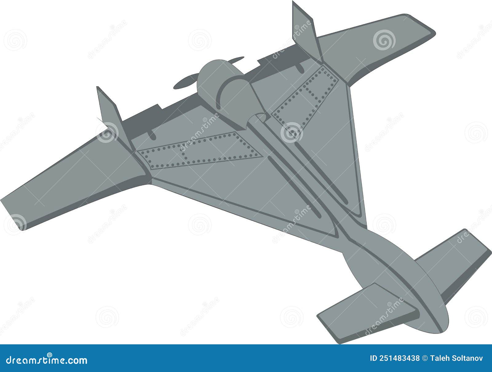 Kamikaze Combat Military Drone Vector Stock Vector - Illustration of ...