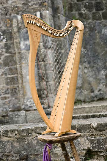 Harp stock image. Image of celtic, music, ancient, harp - 25675801