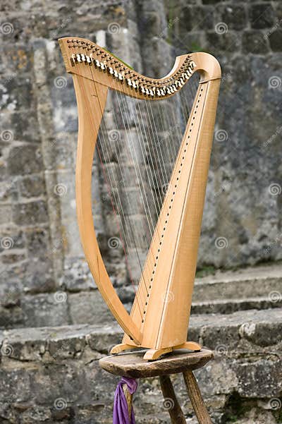 Harp stock image. Image of celtic, music, ancient, harp - 25675801