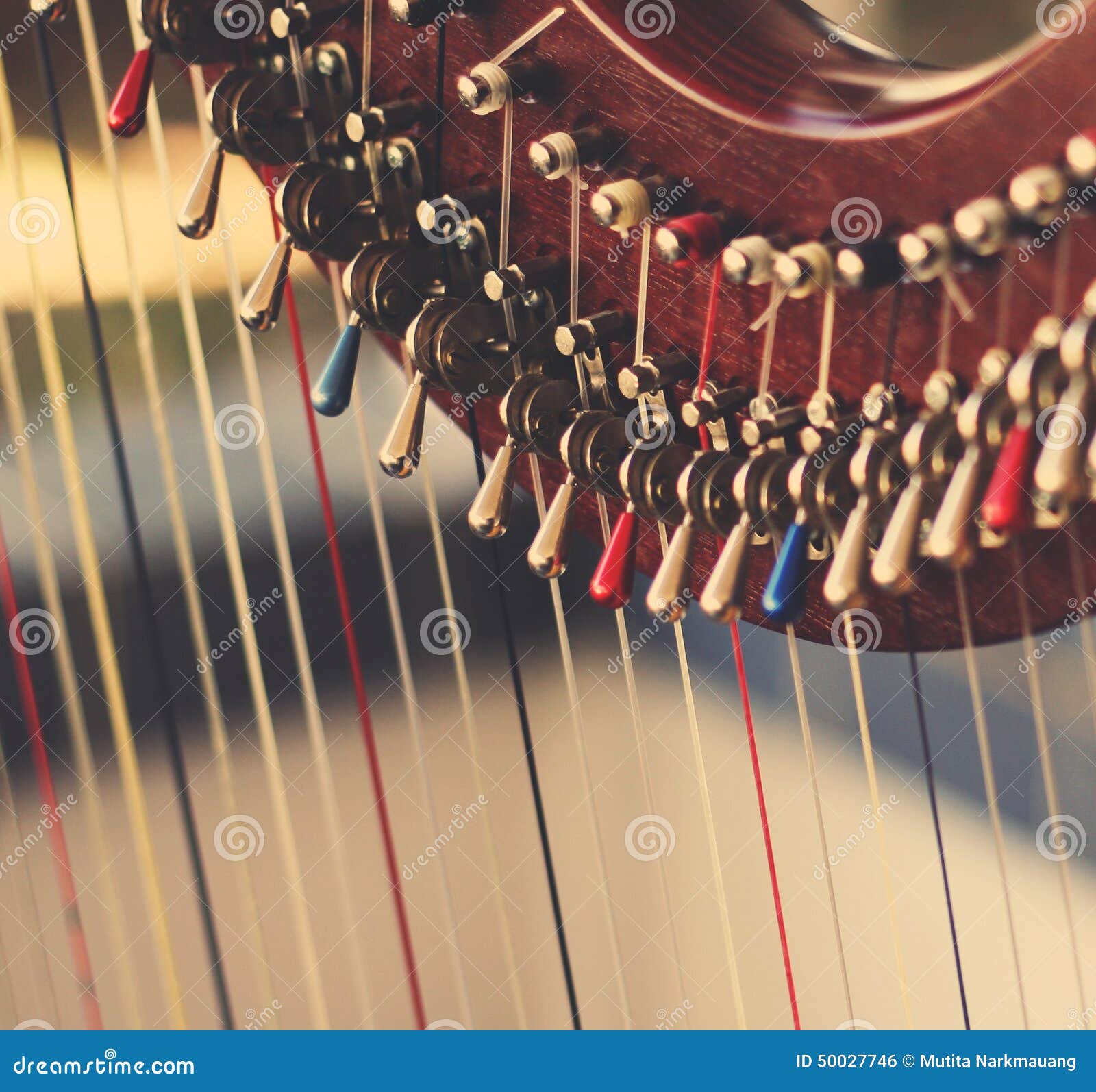 Harp instrument stock photo. Image of vintage, pluck - 50027746