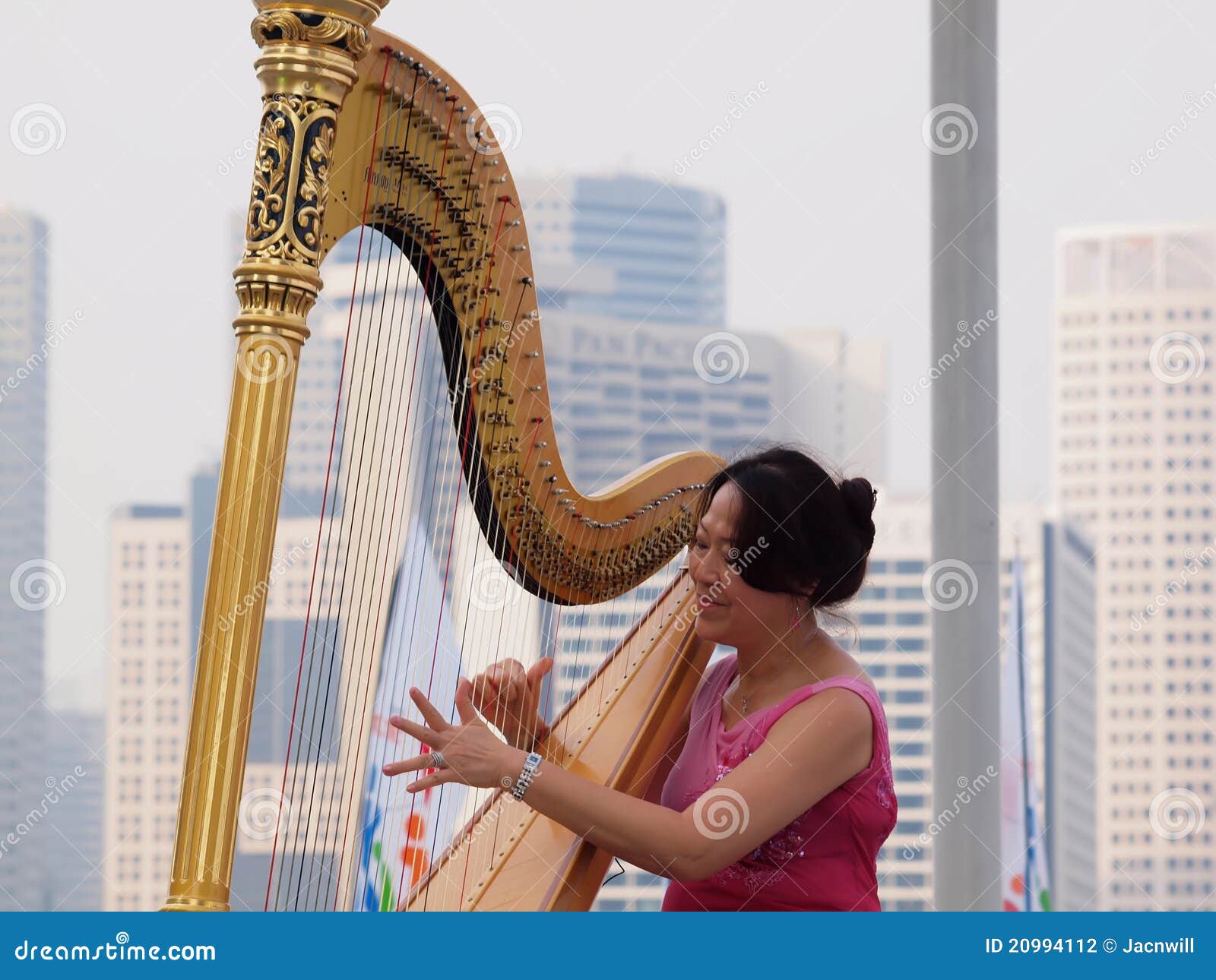 Harp Performance editorial photography. Image of musical - 20994112