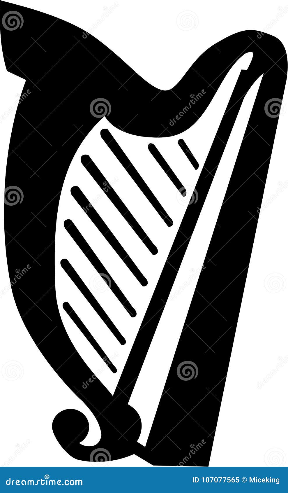 Harp Vector Music | CartoonDealer.com #107077565