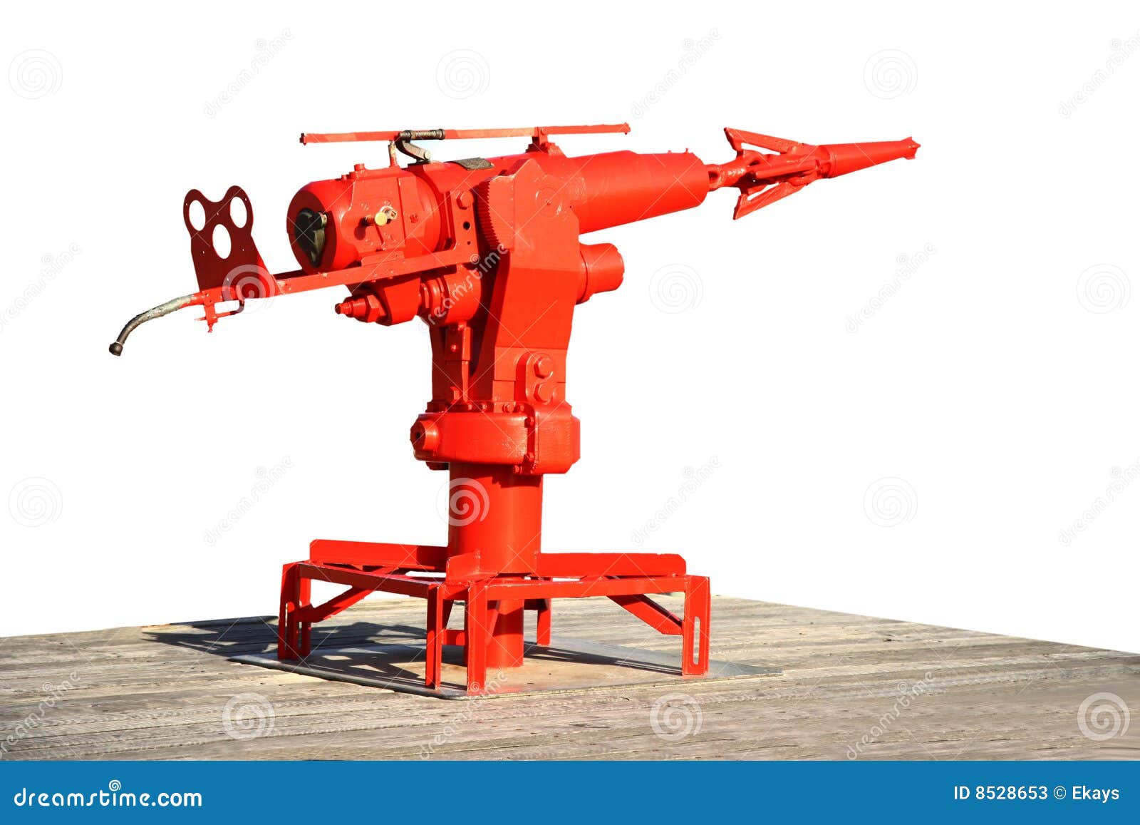 Harpoen stock afbeelding. Image of overzees, kanon, pijl - 8528653