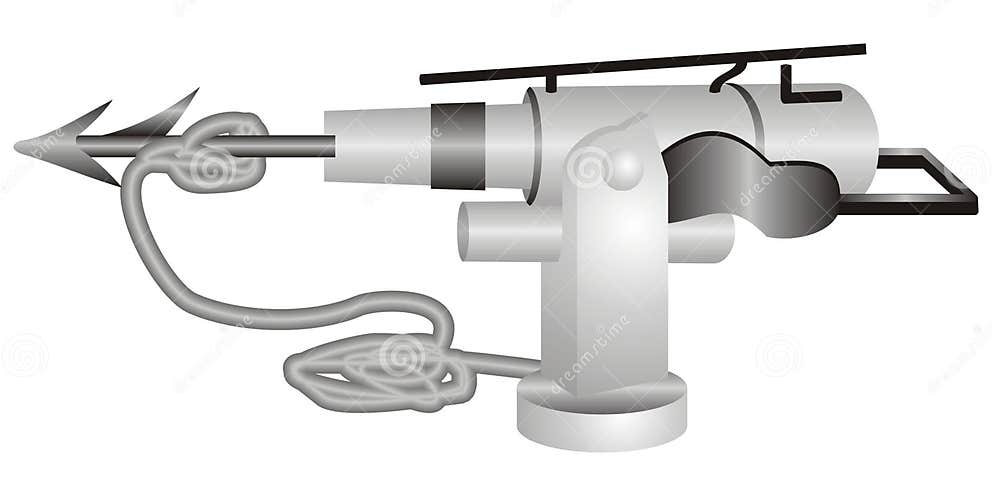 Harpoon stock vector. Illustration of fisher, hunter, sailor - 4294935