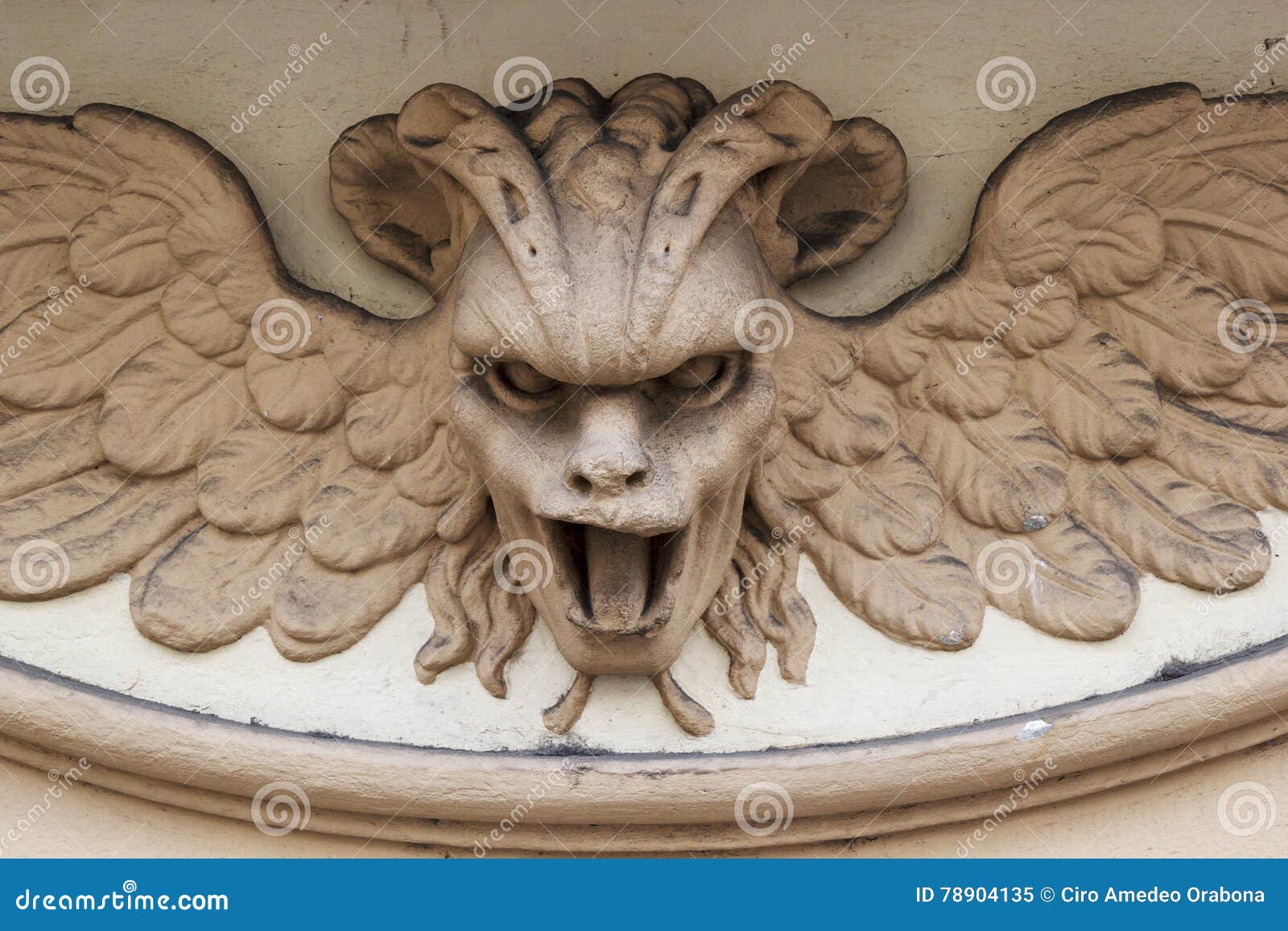Harpy devil stock image. Image of horror, hell, statue - 78904135