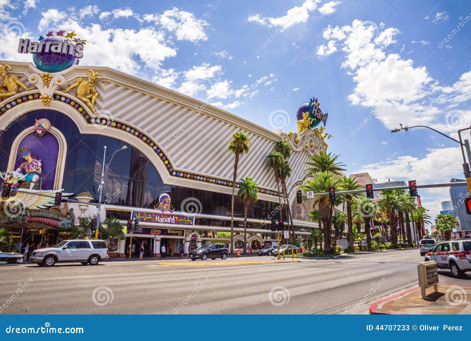 Harrahs Hotel and Casino, Las Vegas Editorial Stock Photo - Image of ...