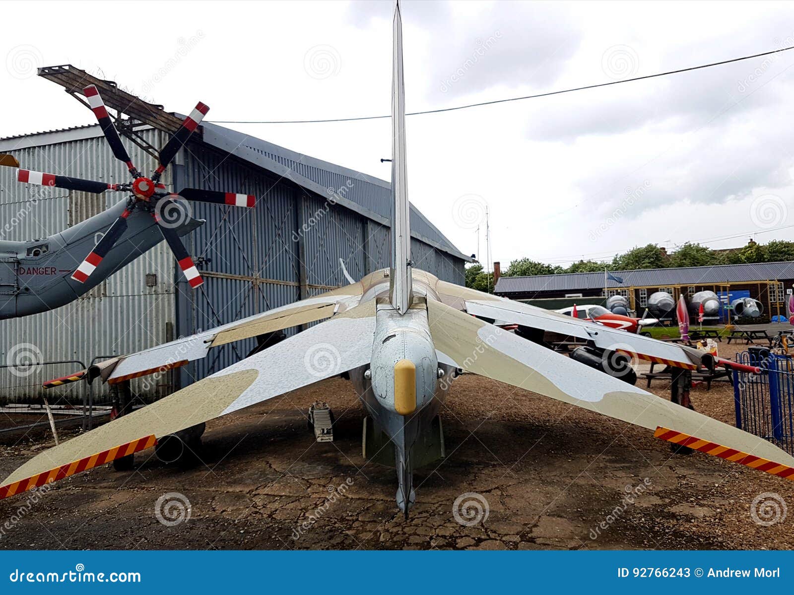 Harrier Jump Jet stock image. Image of harrier, missiles - 92766243