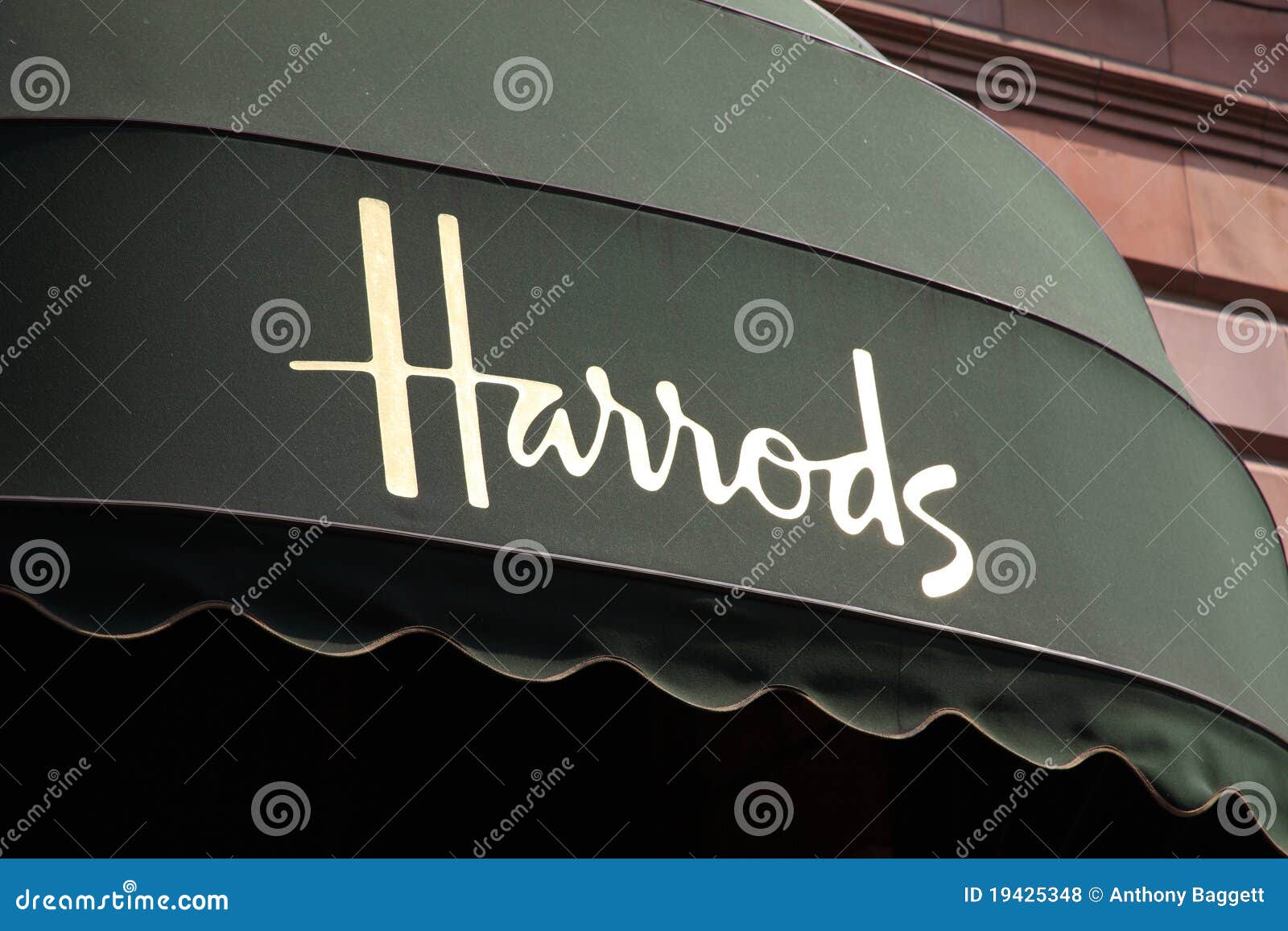 Harrods Canopy editorial stock photo. Image of name, england - 19425348