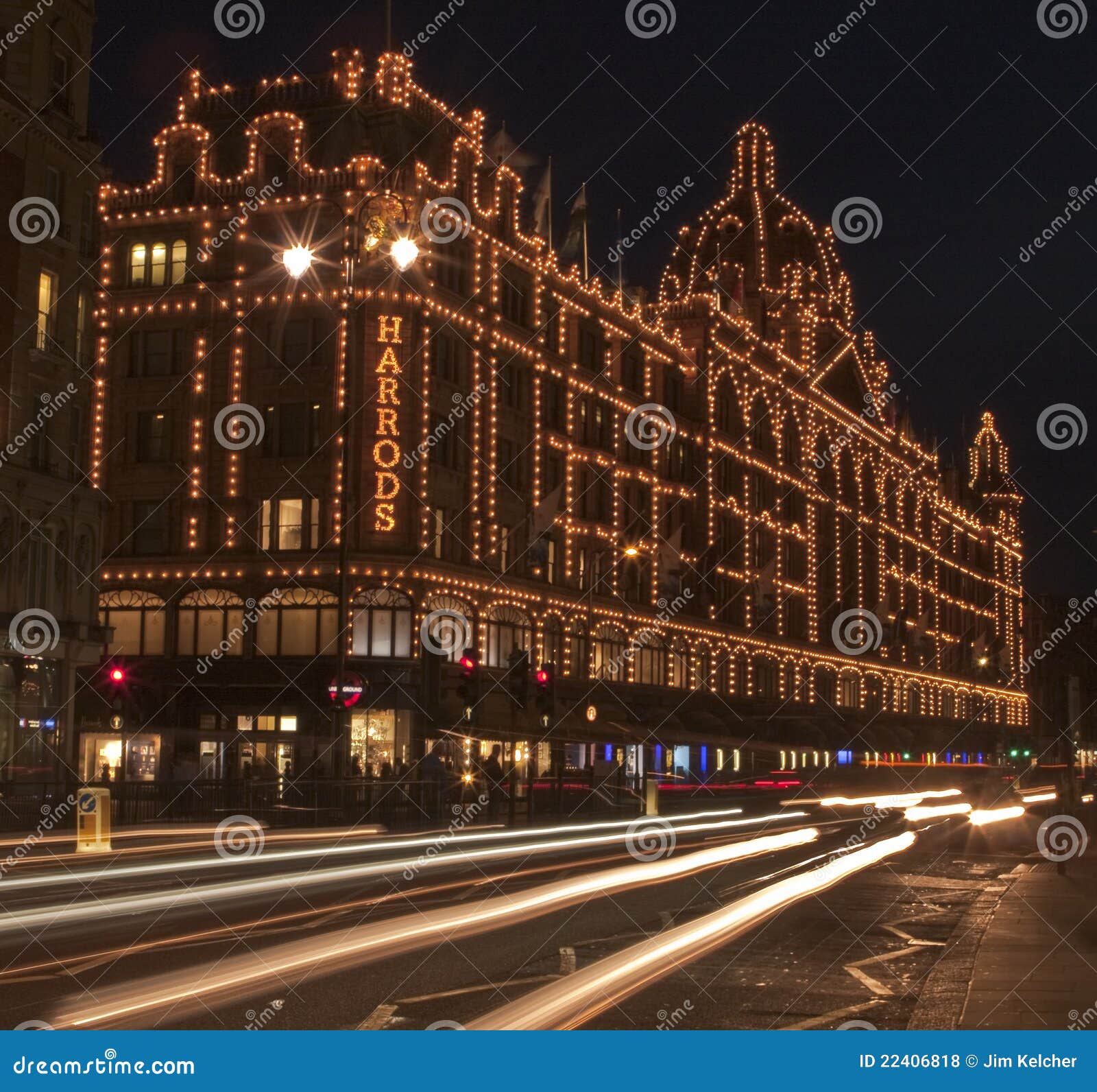 Harrods And London Underground Sign Editorial Image | CartoonDealer.com ...