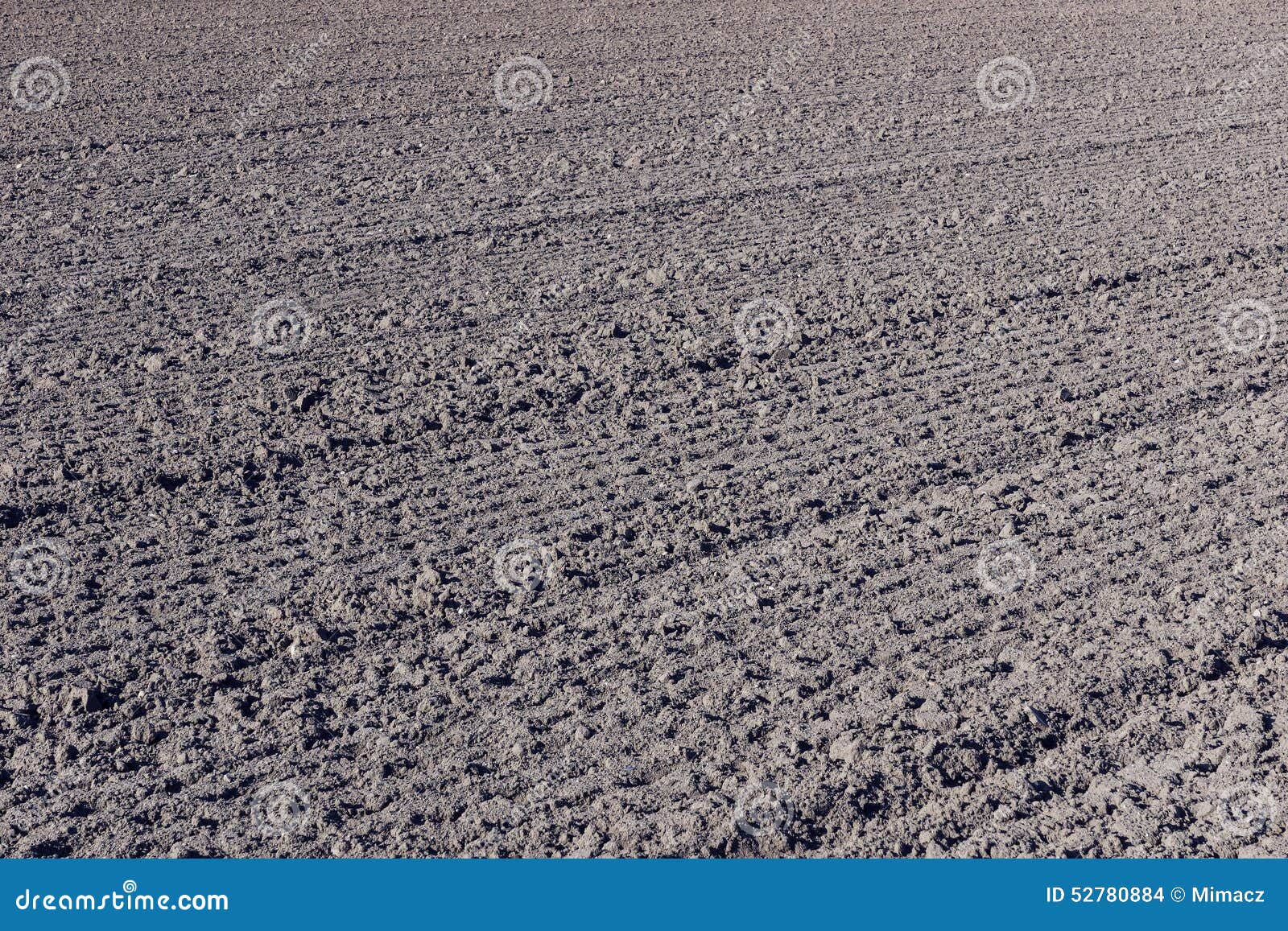 Harrowed field stock photo. Image of plowing, brown, harrow - 52780884