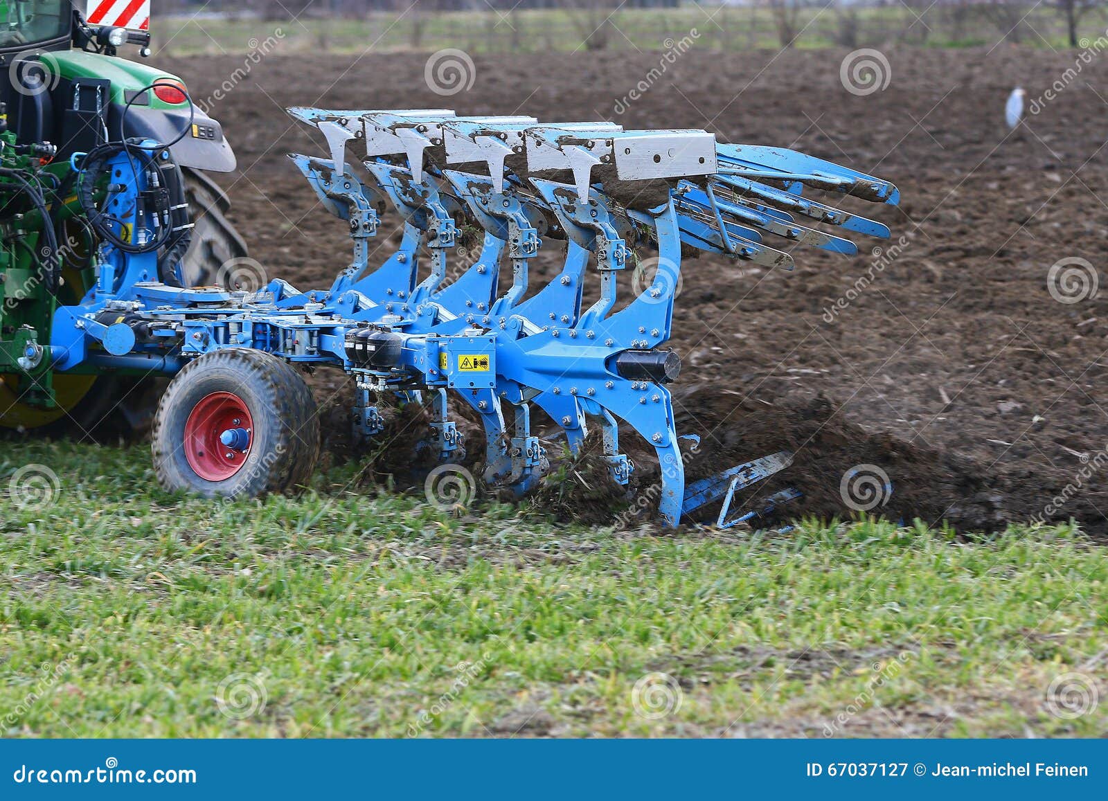 Harrowing and Plowing Equipment Stock Image - Image of nature, plow ...