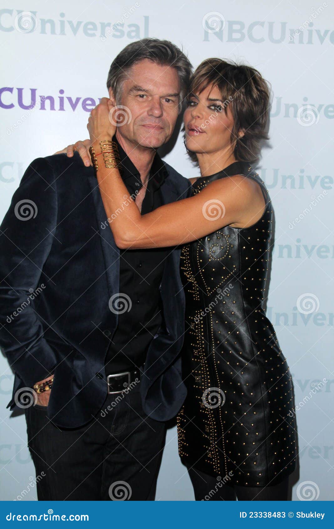 Harry Hamlin, Lisa Rinna photo stock éditorial. Image du pasadena ...