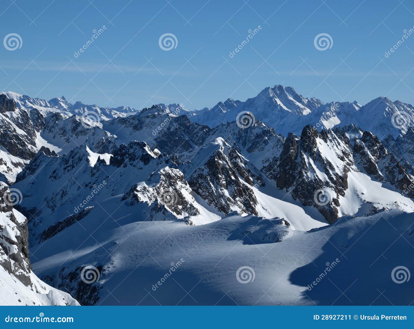 Harsh Mountains in the Winter Stock Image - Image of impressive, steep ...