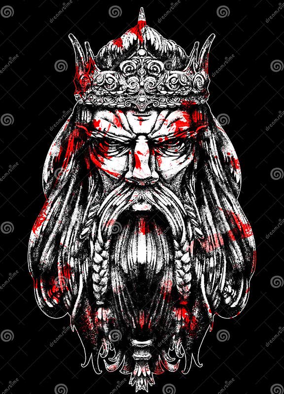 Old blood king stock illustration. Illustration of king - 123055091