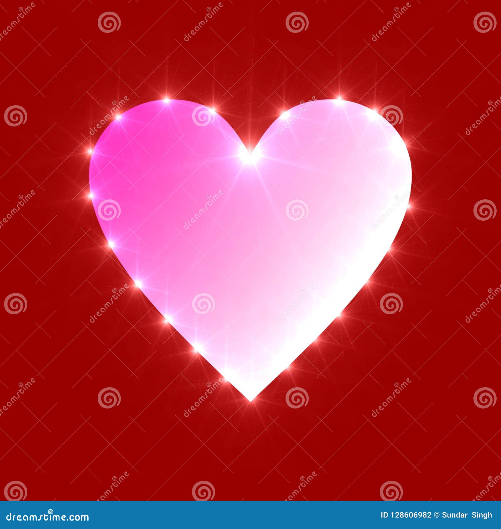 Hart Abstract Background Lighting Effect Stock Illustration ...