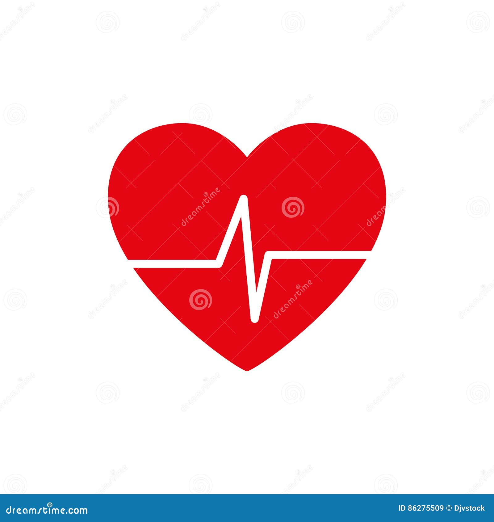Hart gezond symbool stock illustratie. Illustration of cardiologie ...