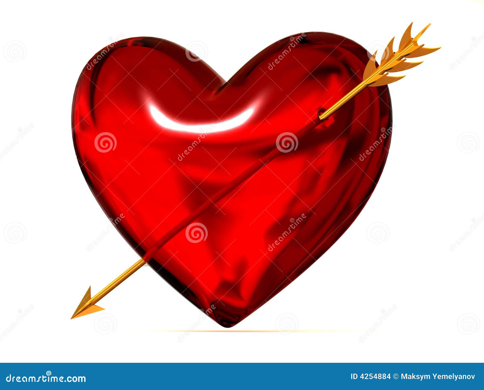 Hart. Liefde stock illustratie. Illustration of romaans - 4254884