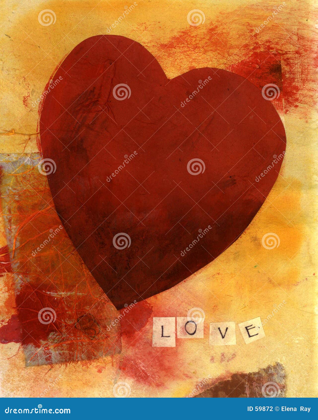 Hart met LIEFDE 2 stock illustratie. Illustration of valentijnen - 59872