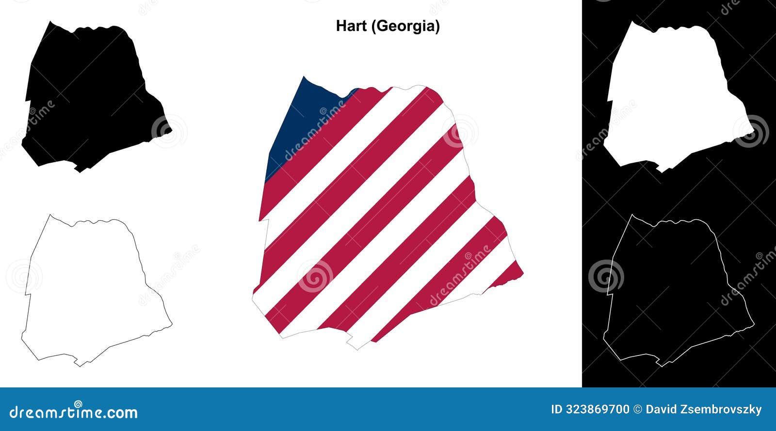 Hart Outline Map Vector Illustration | CartoonDealer.com #334902872