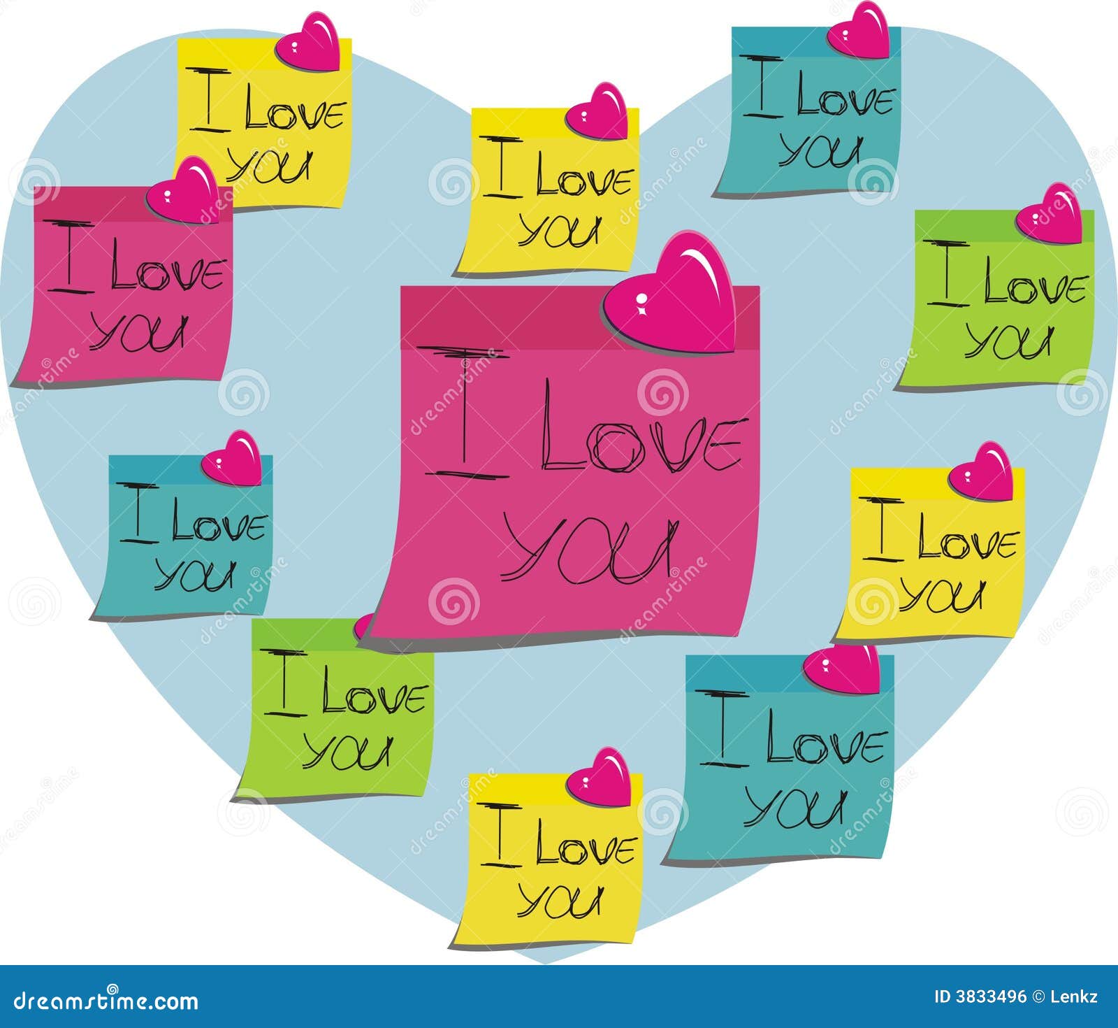 Hart From Paper Labels Picture. Image: 3833496