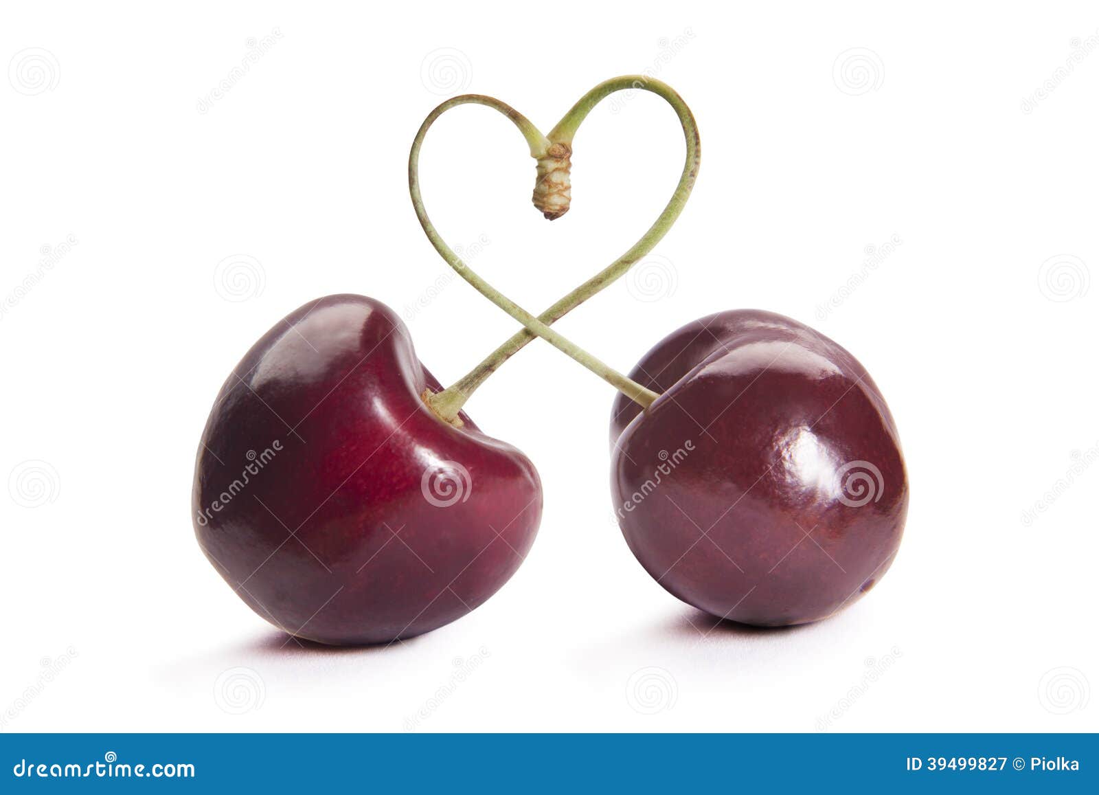 Hart van kersen stock afbeelding. Image of sappig, tuin - 39499827
