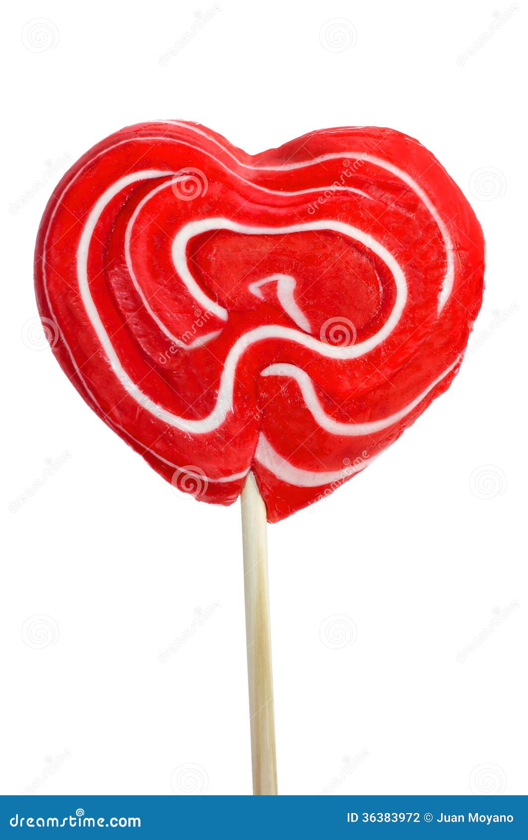 Hart-vormige lolly stock foto. Image of gearomatiseerd - 36383972