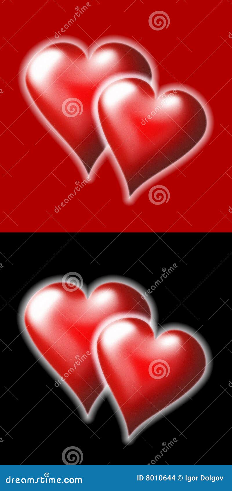 Harten 2 stock illustratie. Illustration of illustratie - 8010644