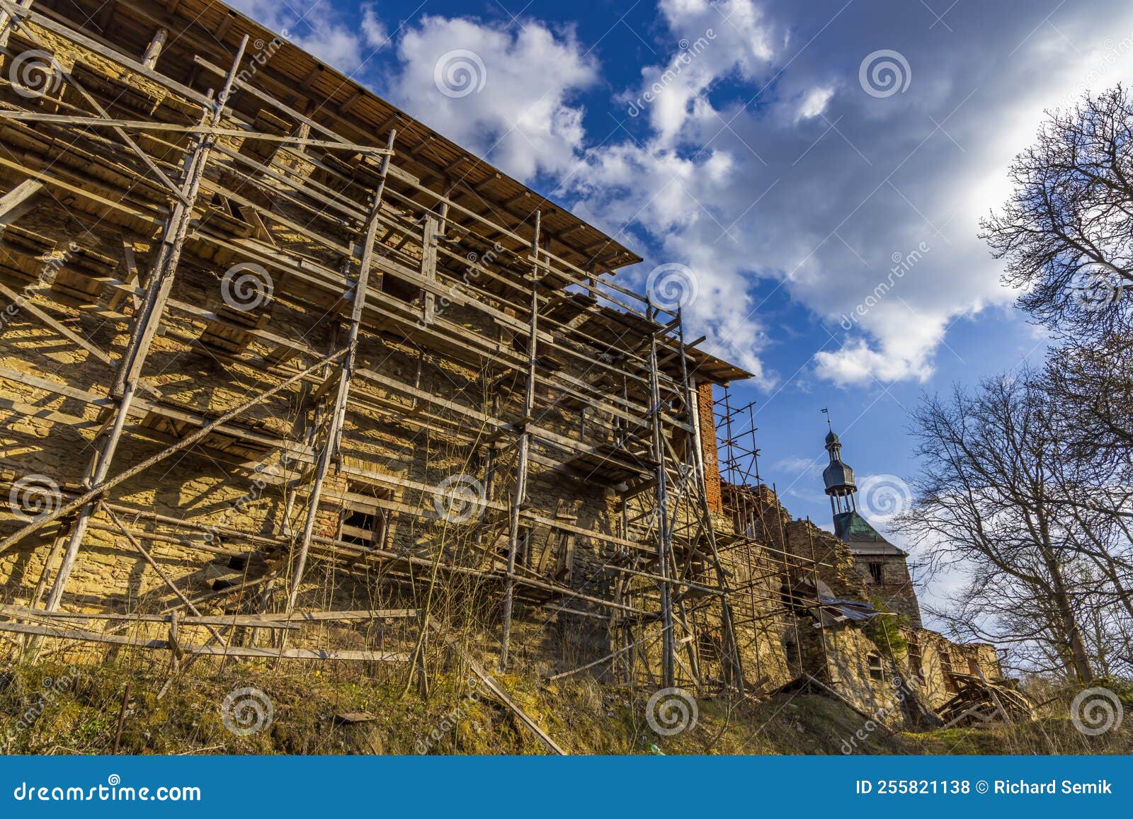 Hartenberg Ruins, Western Bohemia, Czech Republic Stock Photo - Image ...