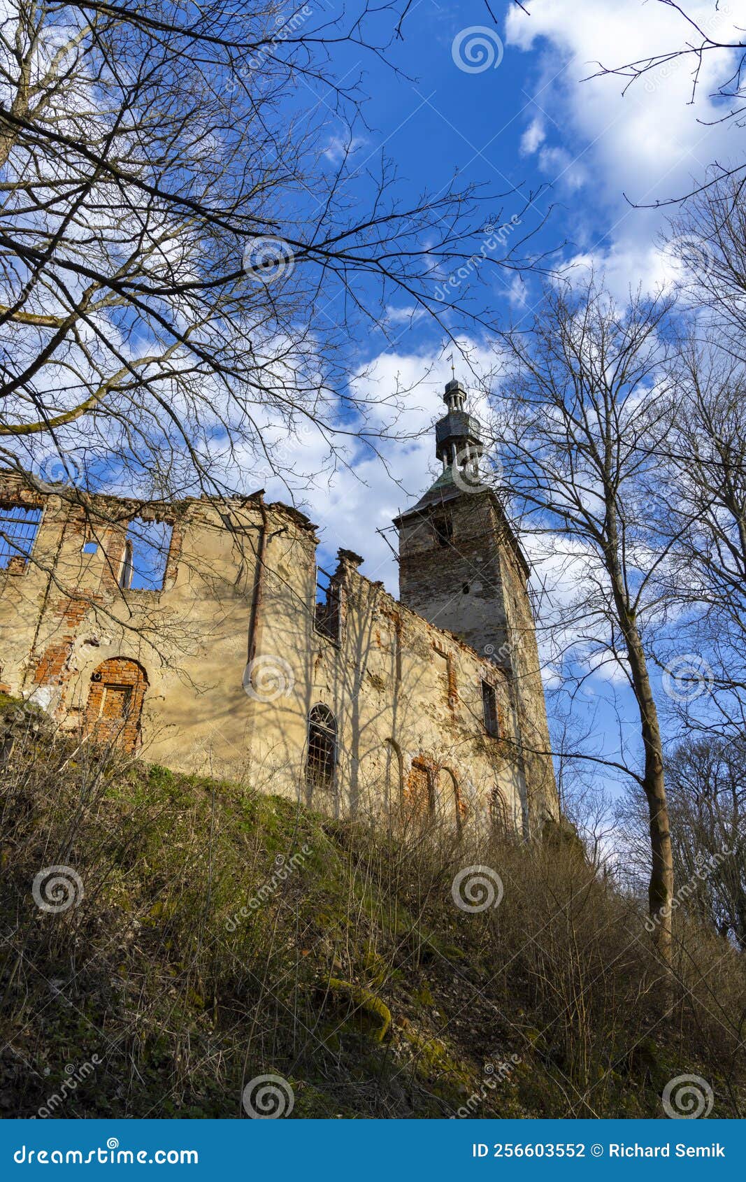 Hartenberg Ruins, Western Bohemia, Czech Republic Stock Photo - Image ...