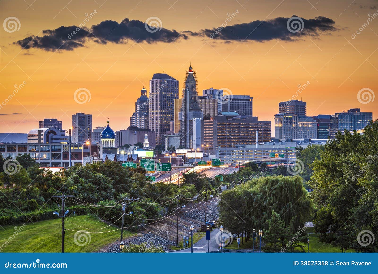 Hartford Connecticut stock photo. Image of destination - 38023368