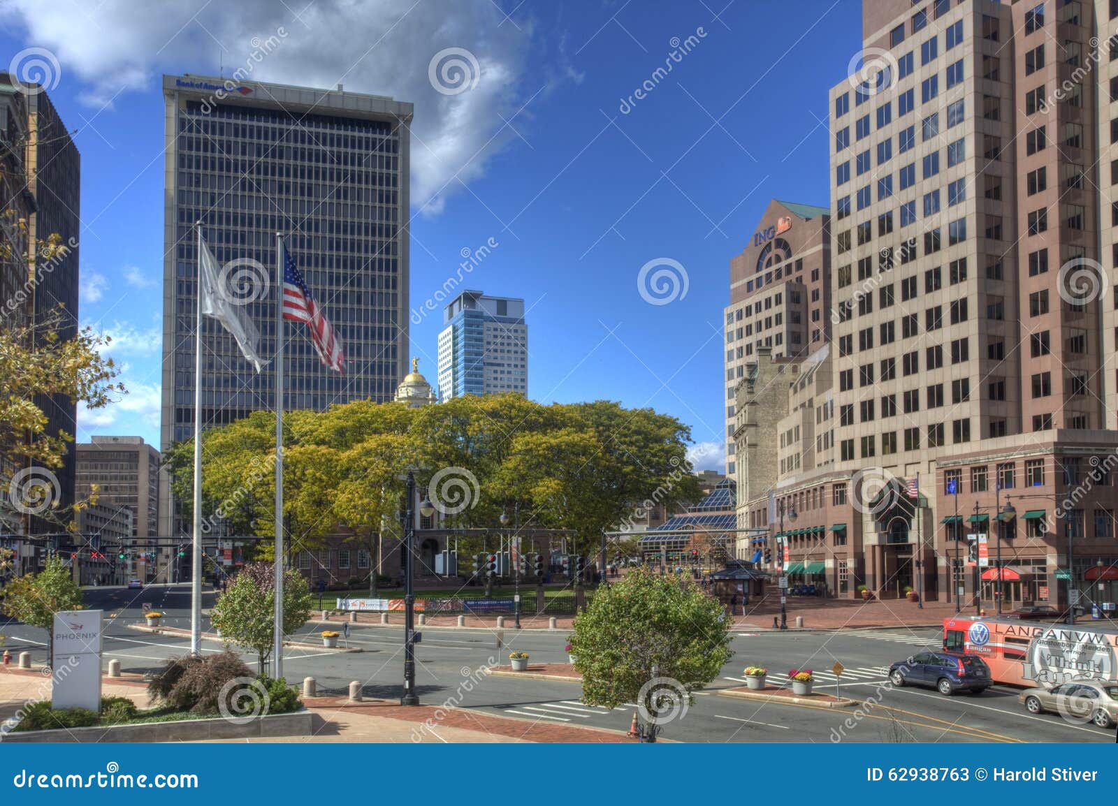 Hartford, Connecticut City Center Editorial Stock Photo - Image of ...