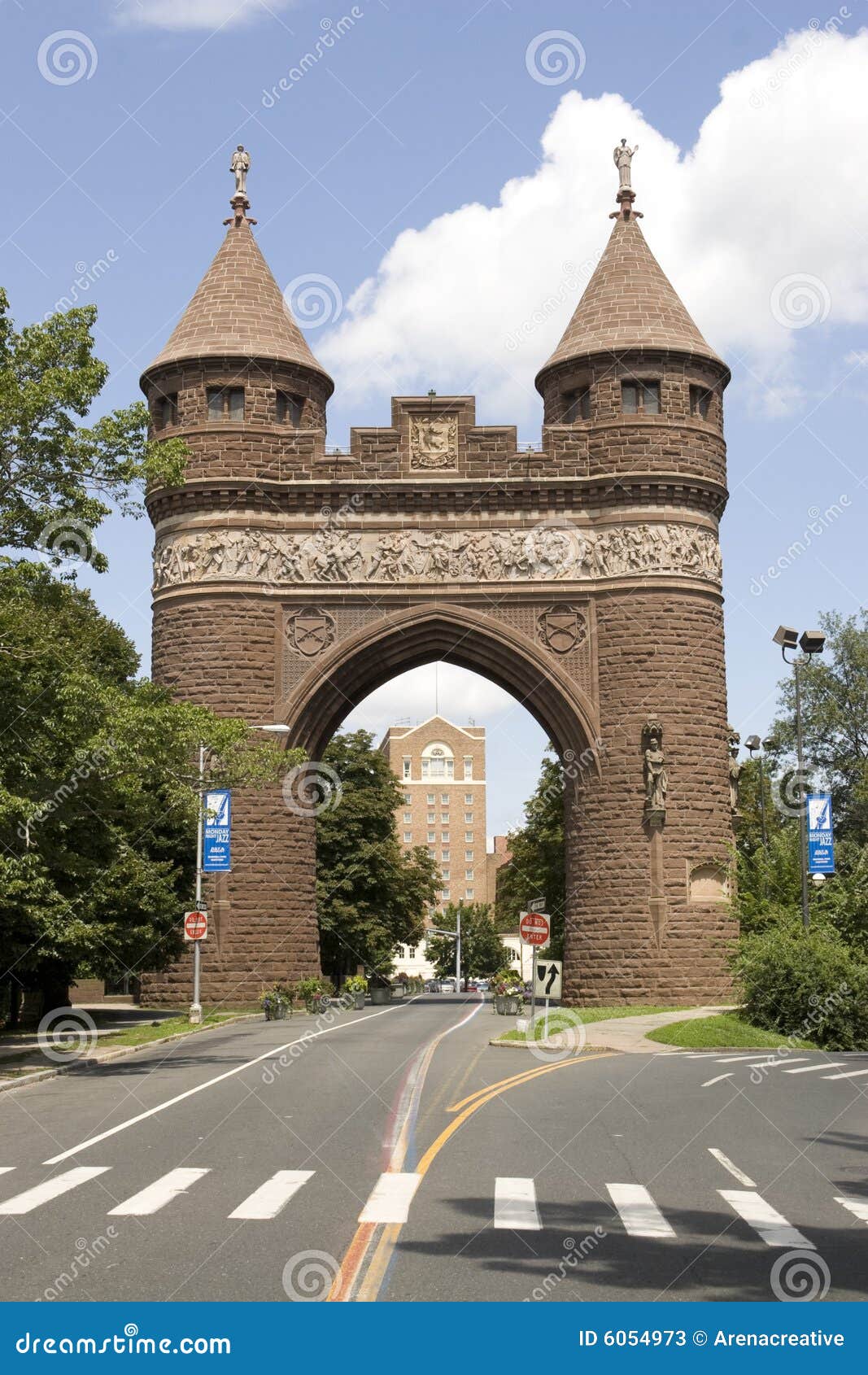Hartford Memorial Arch stock image. Image of landmark - 6054973