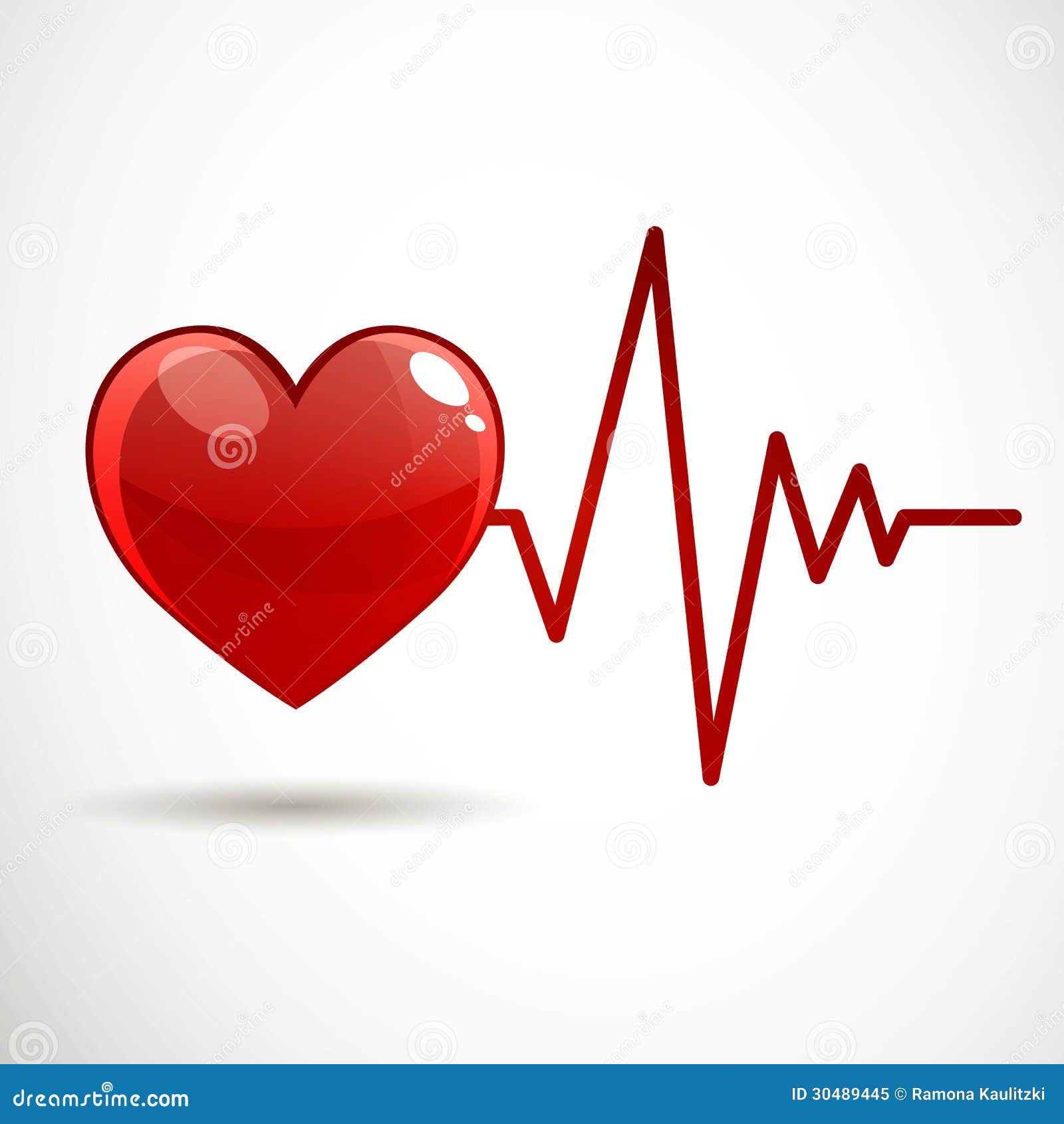 Hartfrequentie stock illustratie. Illustration of zorg - 30489445