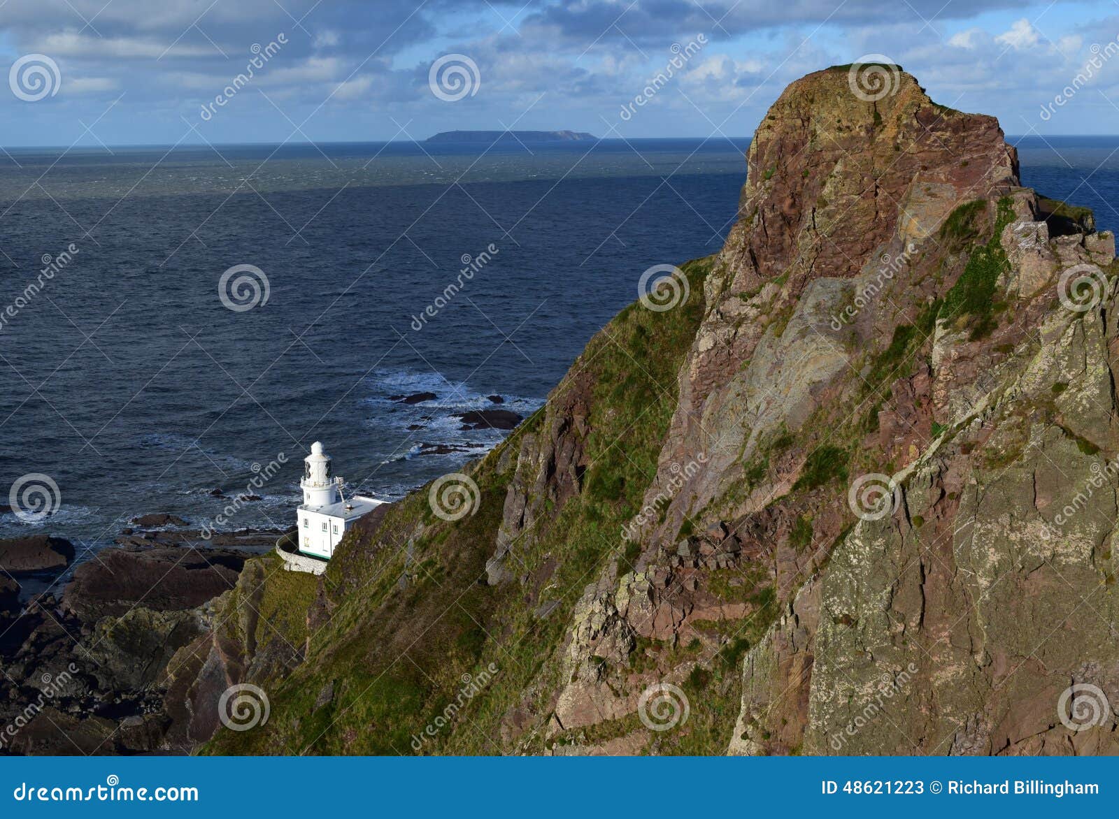 Hartland Point Lighthouse, Devon, England Stock Image - Image of ...