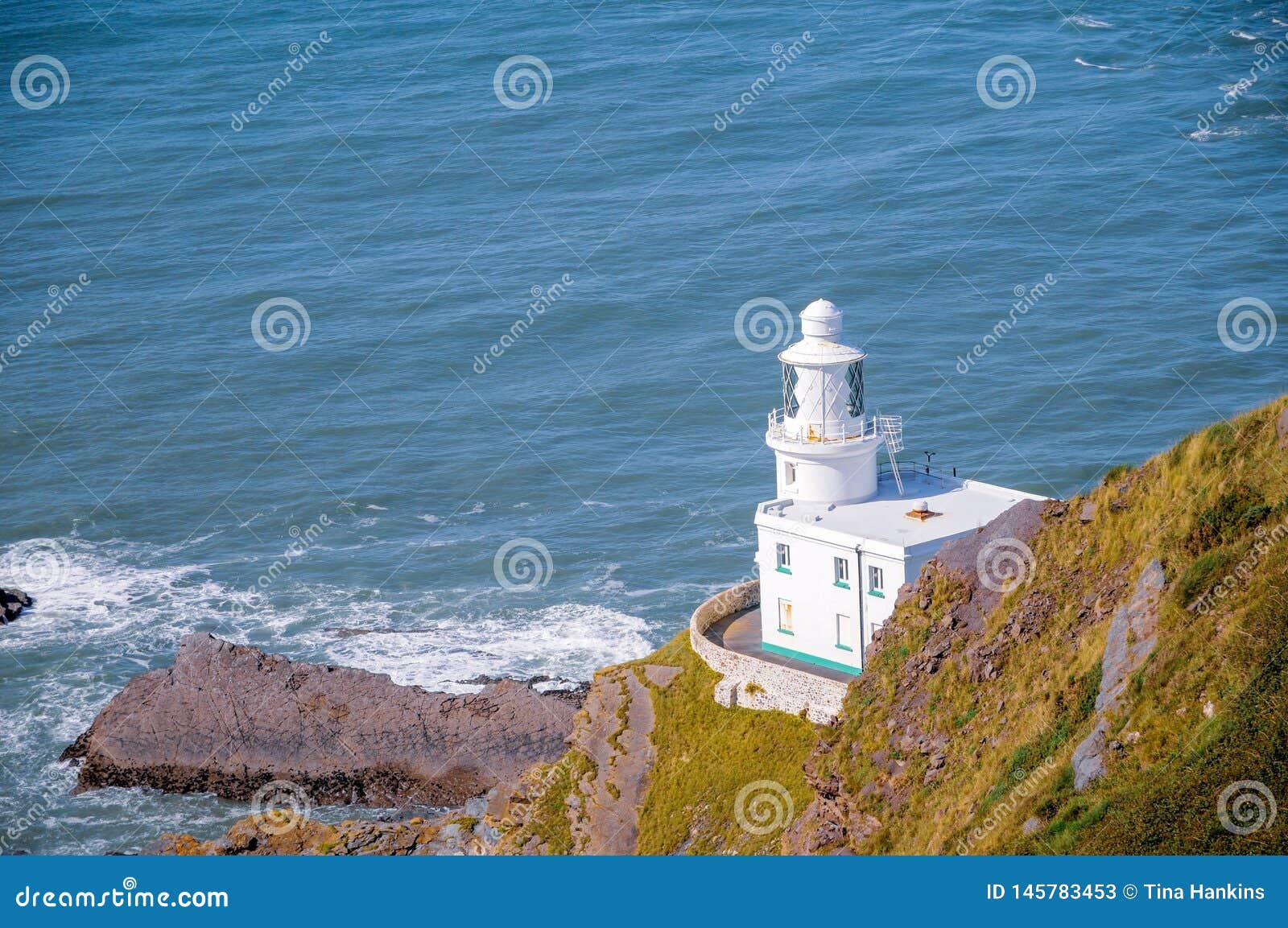 Hartland Point Lighthouse, North Devon Stock Image - Image of devon ...
