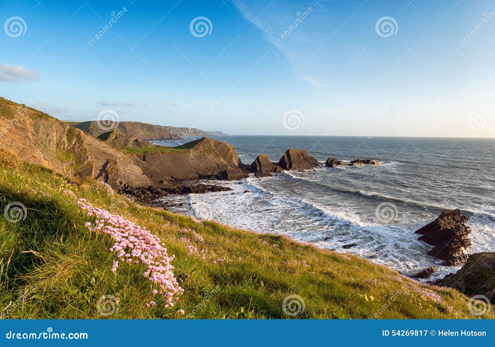 Hartland Quay in Devon stock image. Image of scenery - 54269817