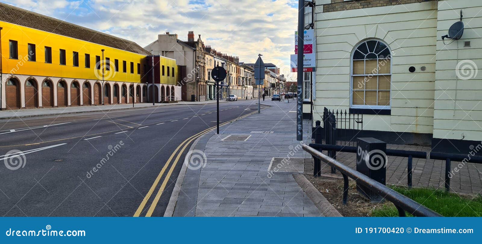 Hartlepool Town centre stock photo. Image of city, street - 191700420