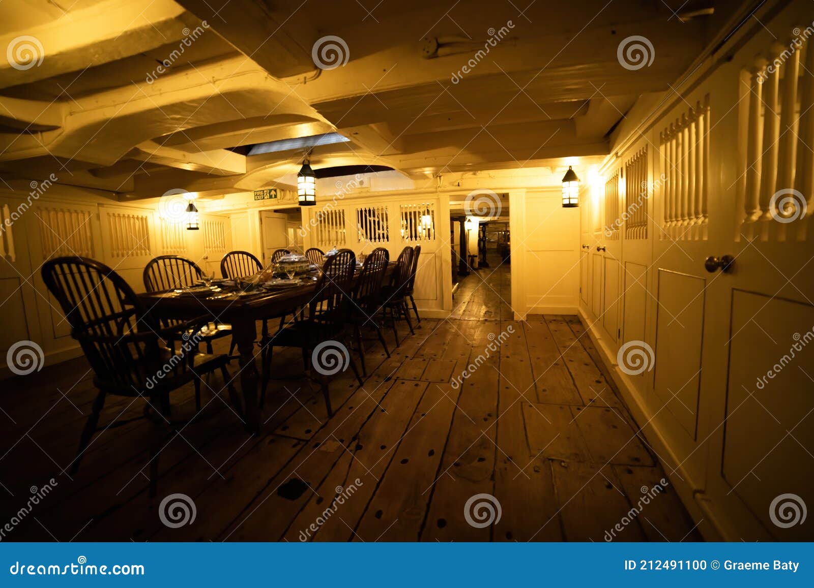 HMS Trincomalee Tall Ship Interior Editorial Image - Image of maritime ...
