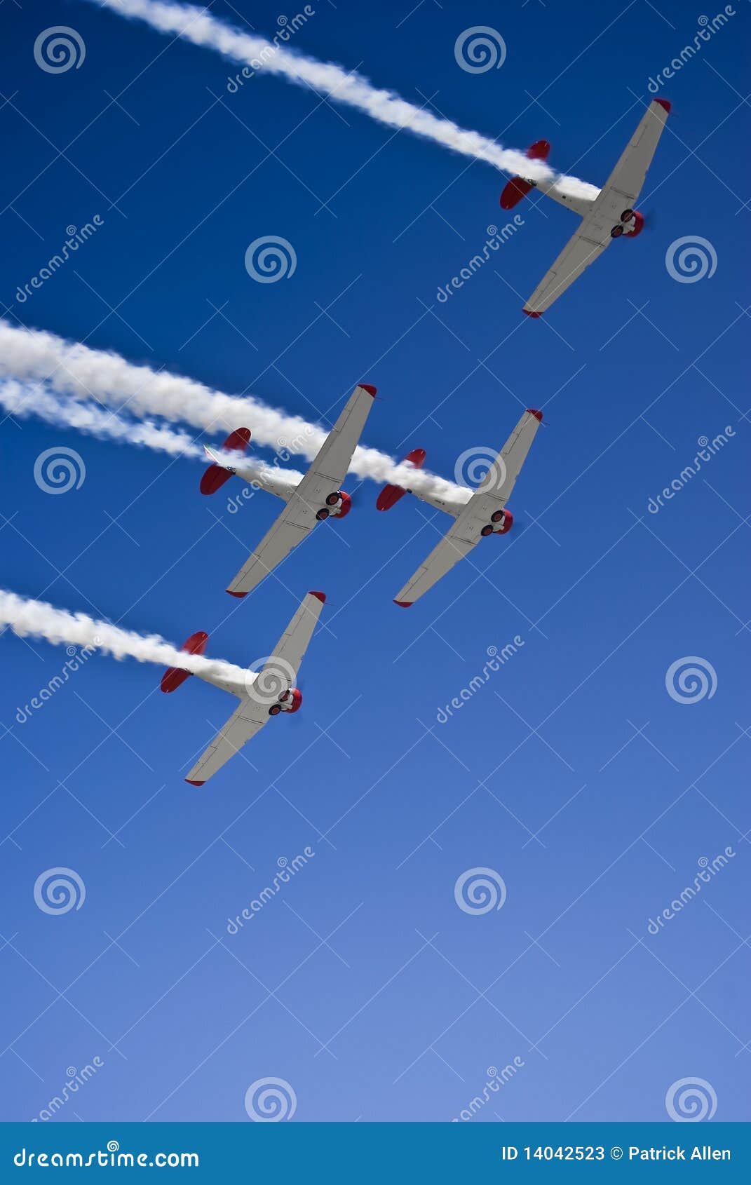 Harvard Aerobatic Team, Smoke on, Flyover Stock Image - Image of army ...