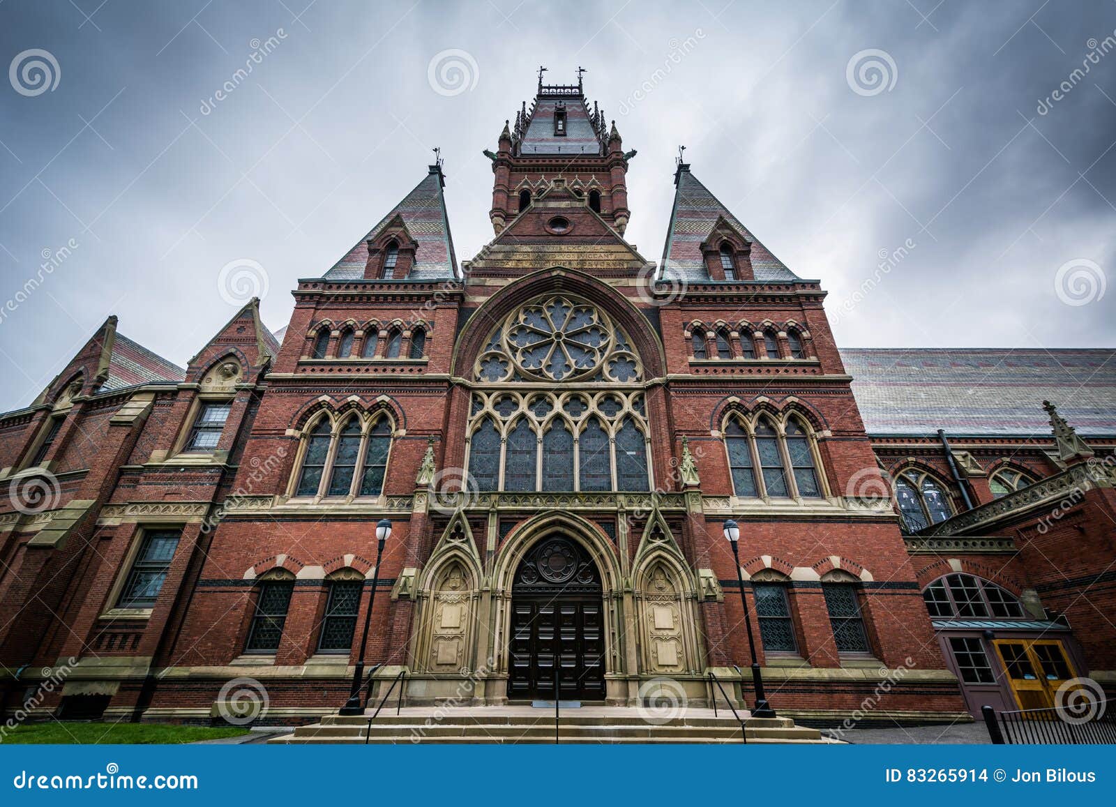 The Harvard Memorial Hall, at Harvard University, in Cambridge, Stock ...