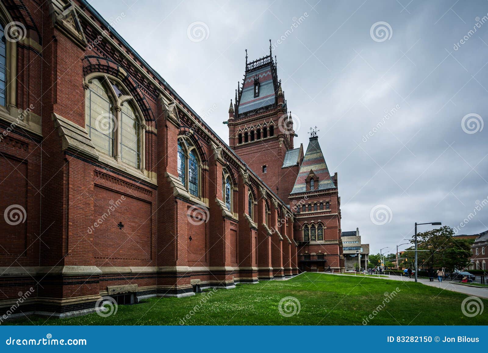 The Harvard Memorial Hall, at Harvard University, in Cambridge, Stock ...