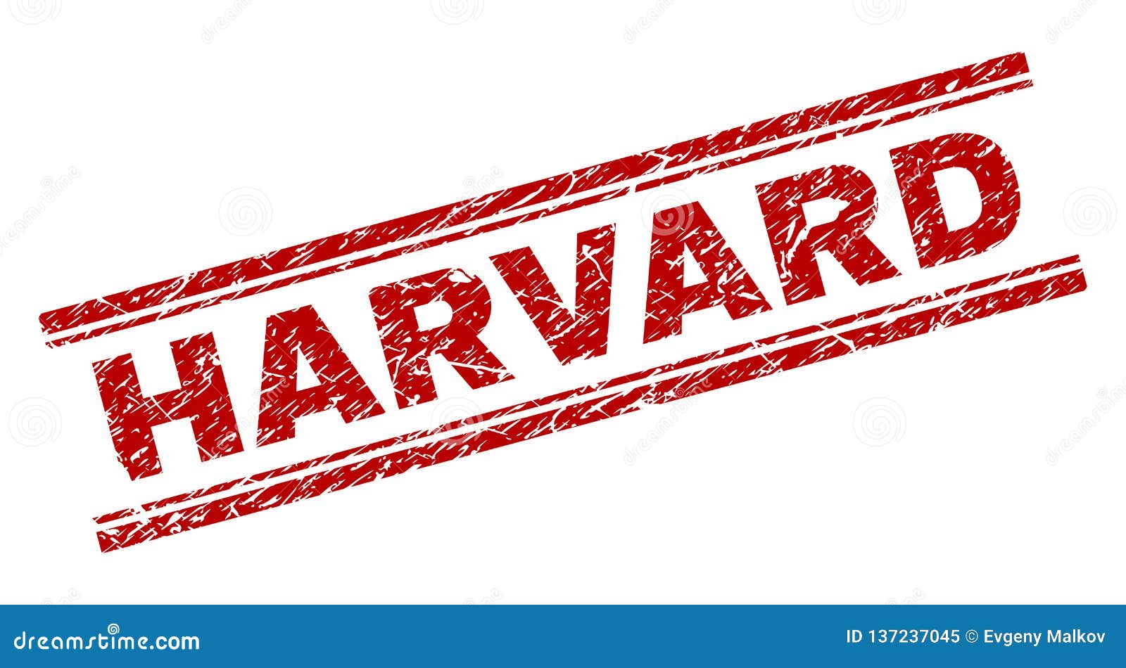 Scratched Textured HARVARD Stamp Seal Stock Vector - Illustration of ...