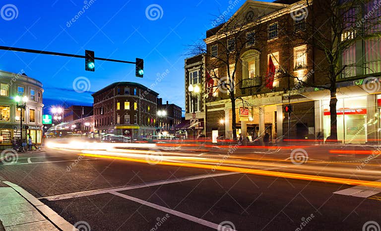 Harvard Square editorial stock photo. Image of landmark - 24136363