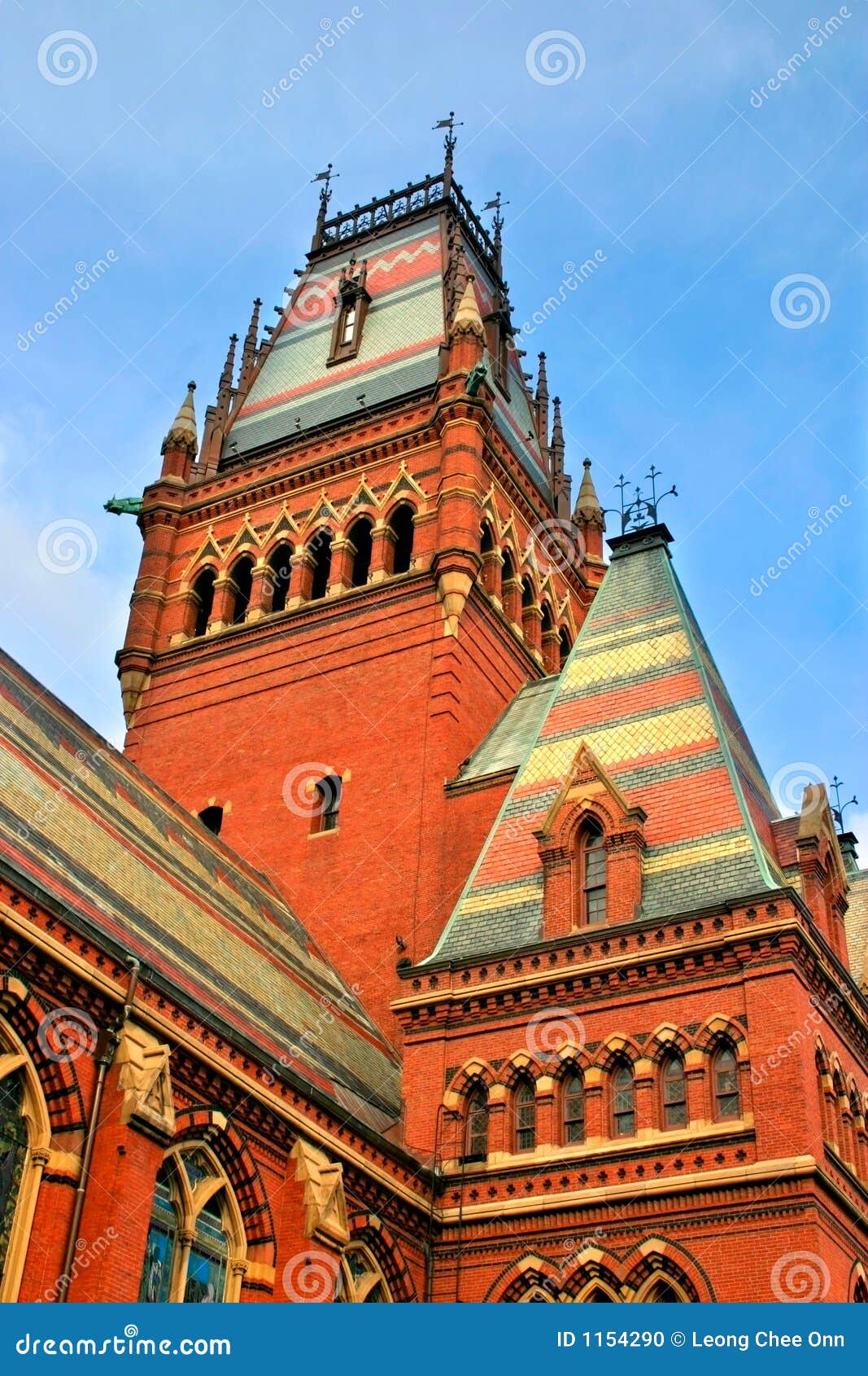 Harvard Square, USA stock photo. Image of tree, tower - 1154290
