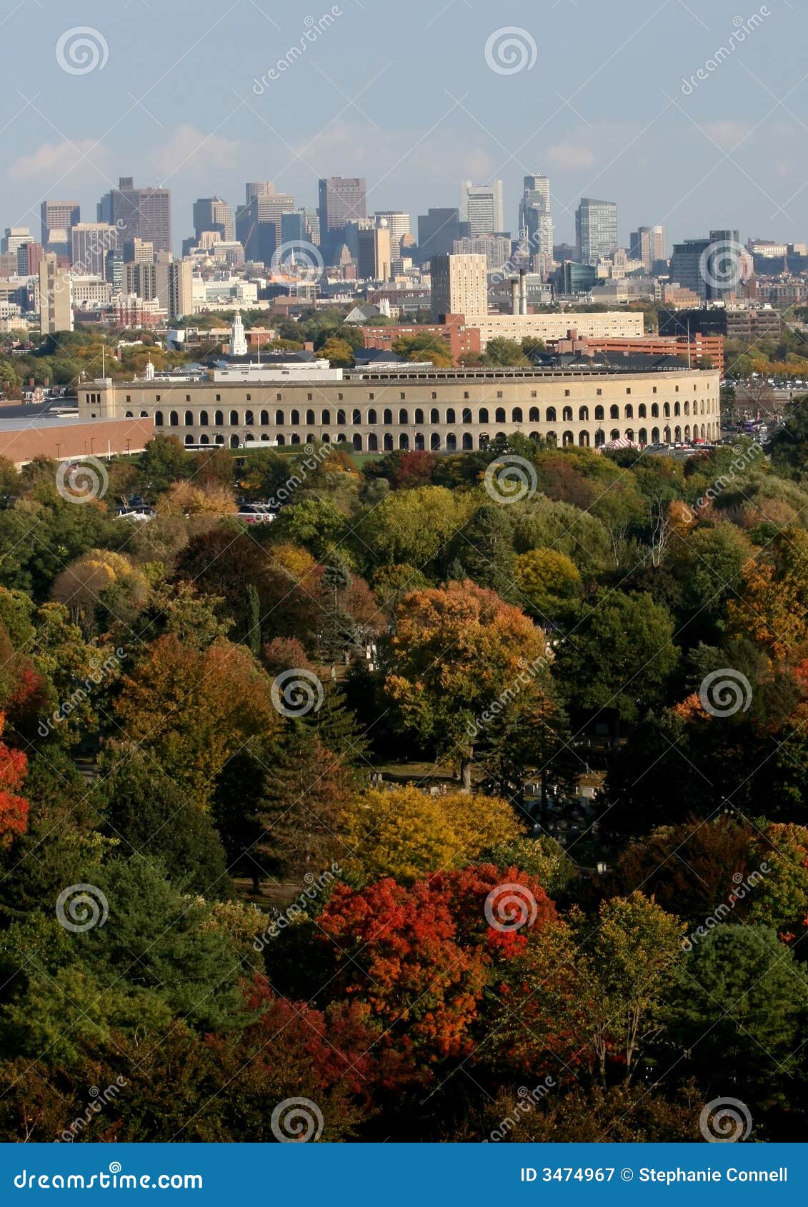 Harvard Stadium Aerial Stock Photo | CartoonDealer.com #27980238