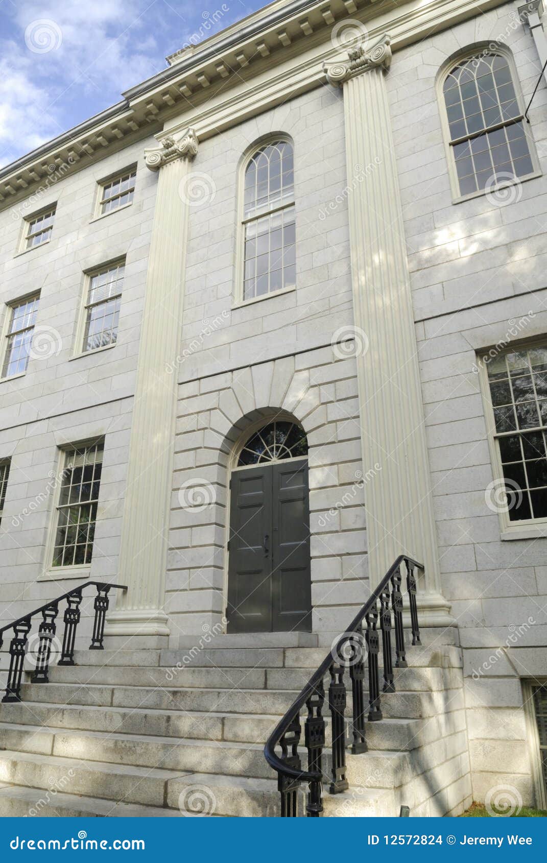 Harvard University Hall stock photo. Image of building - 12572824
