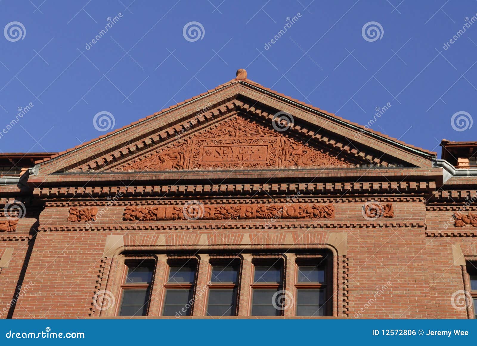 Harvard University Sever Hall Stock Photo - Image of campus ...