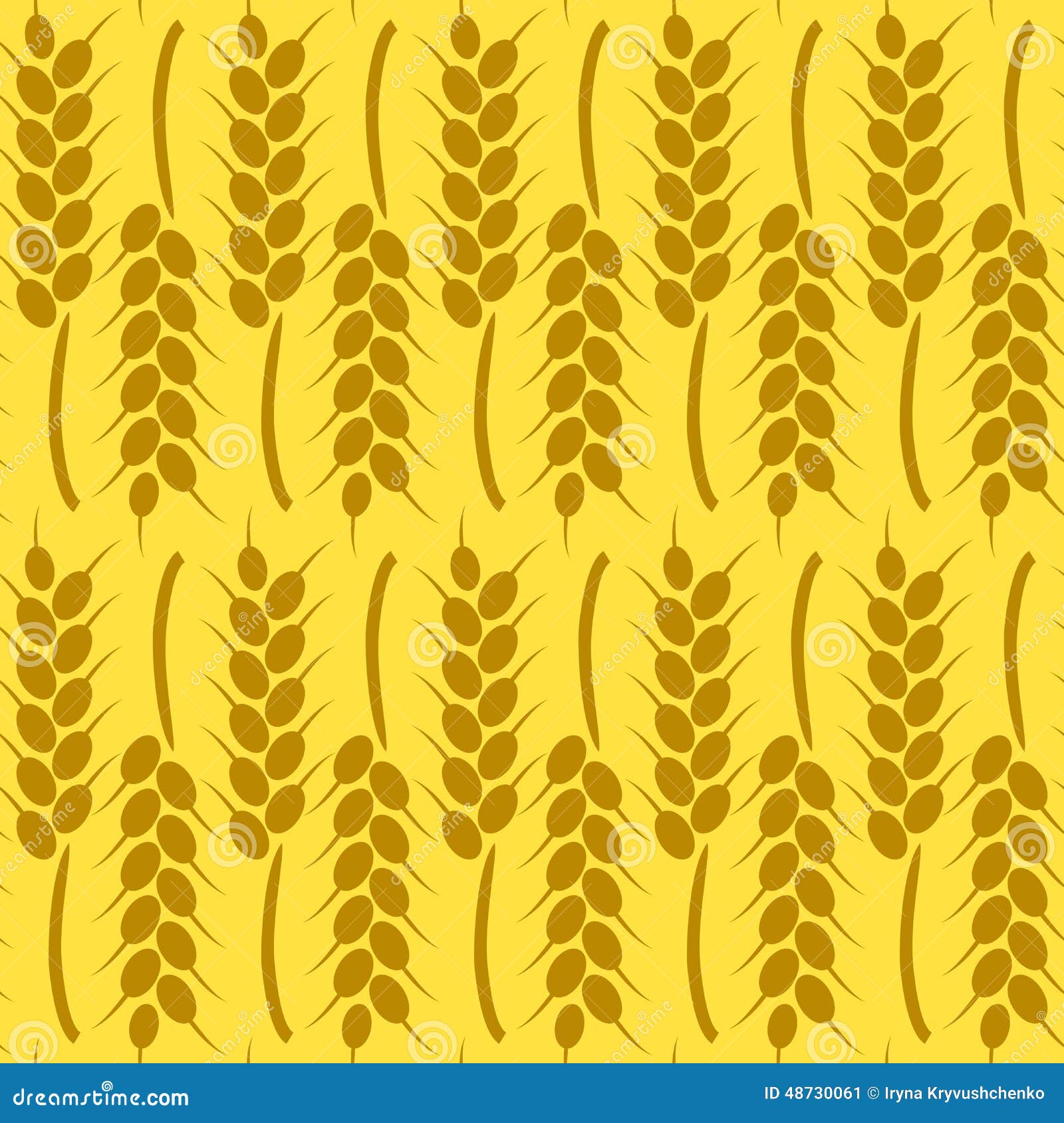 Harvest Background for Autumn. Seamless Pattern Stock Illustration ...
